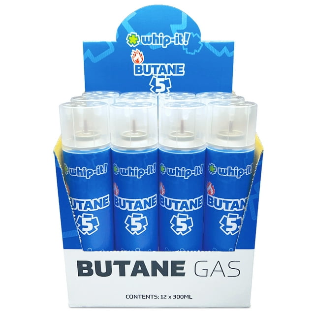 Whip-It! Butane 5, 300ml, 12 pack - Walmart.com