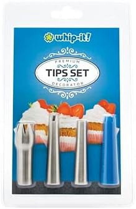 Whip-It! Premium Decorator Tips Set - Walmart.com