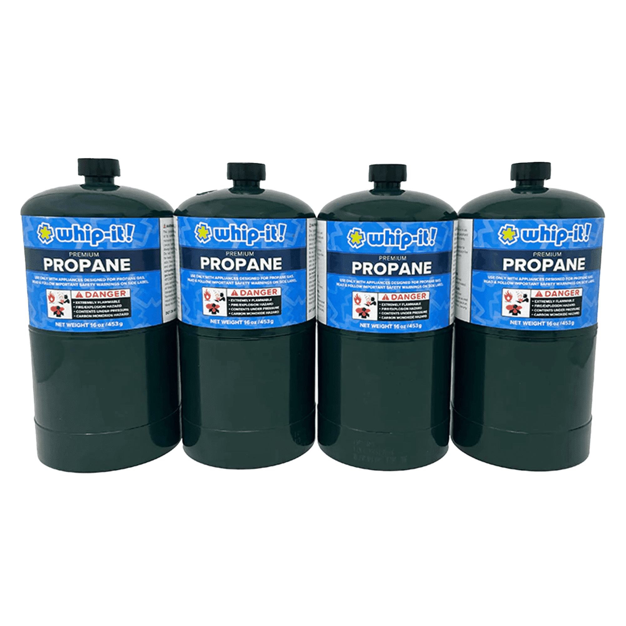 Whip-It! Brand Premium Propane Gas, 16 oz (Pack of 4) - Walmart.com