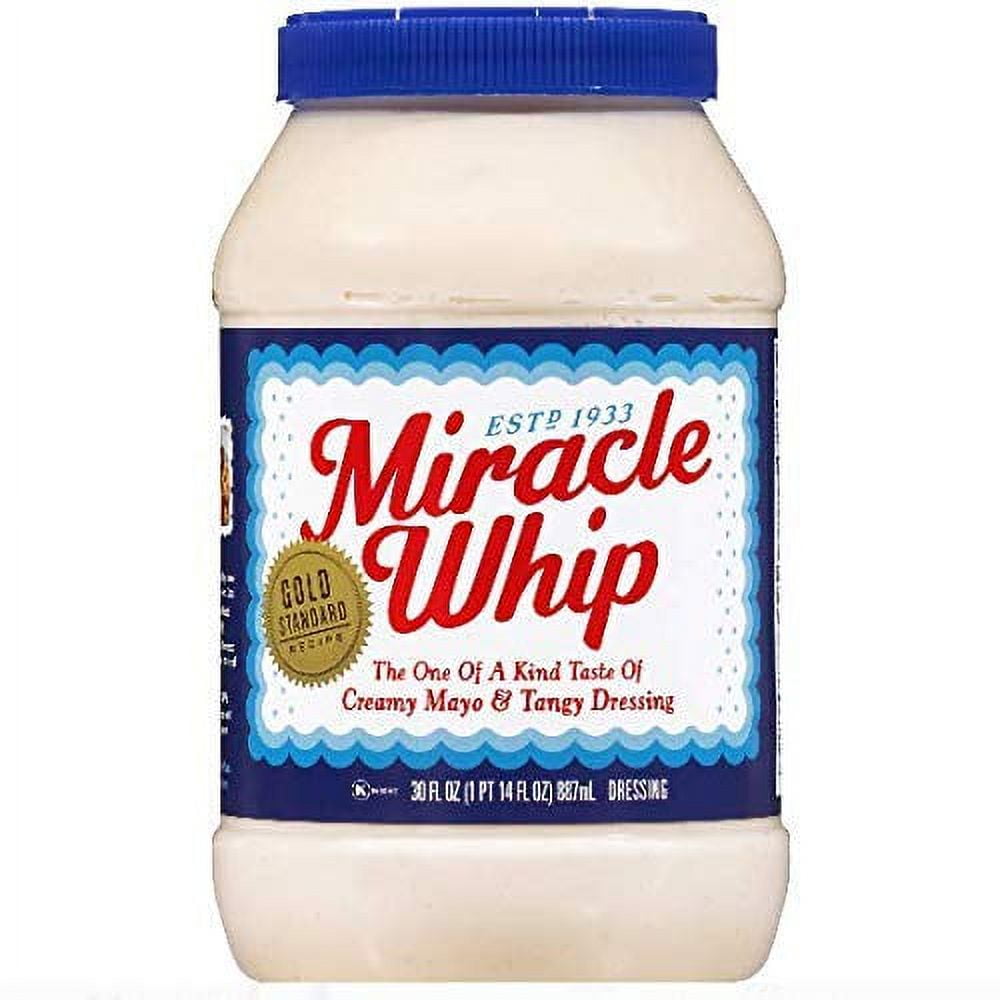Whip Original Dressing, 30 fl oz Jar (4 jars) - Walmart.com