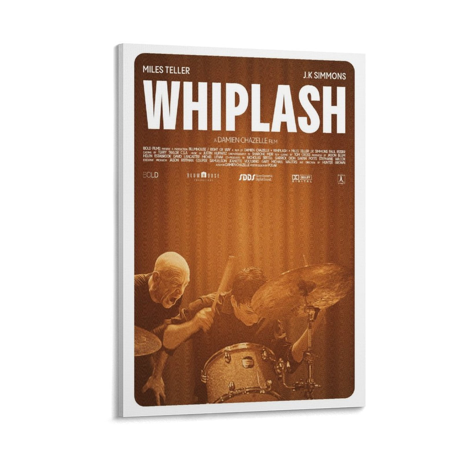 Whiplash Classic Movie Poster Room Aesthetic Poster Print Art Wall ...