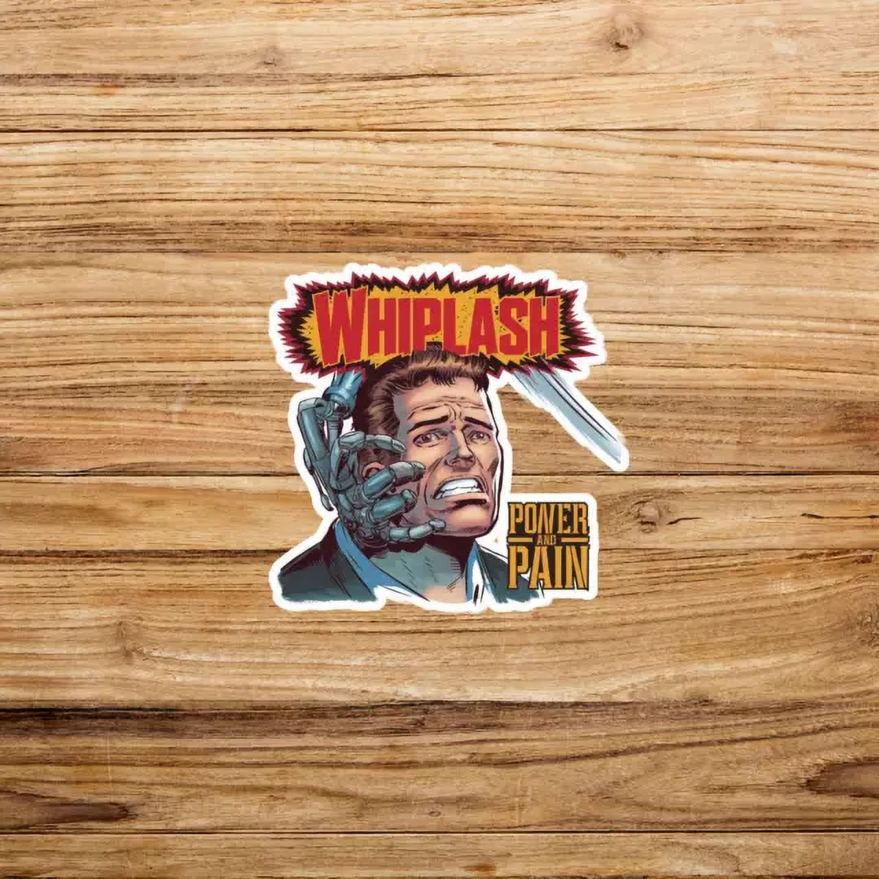 Whiplash Power And Pain - Graphic Action Sticker For Marvel Movie ...