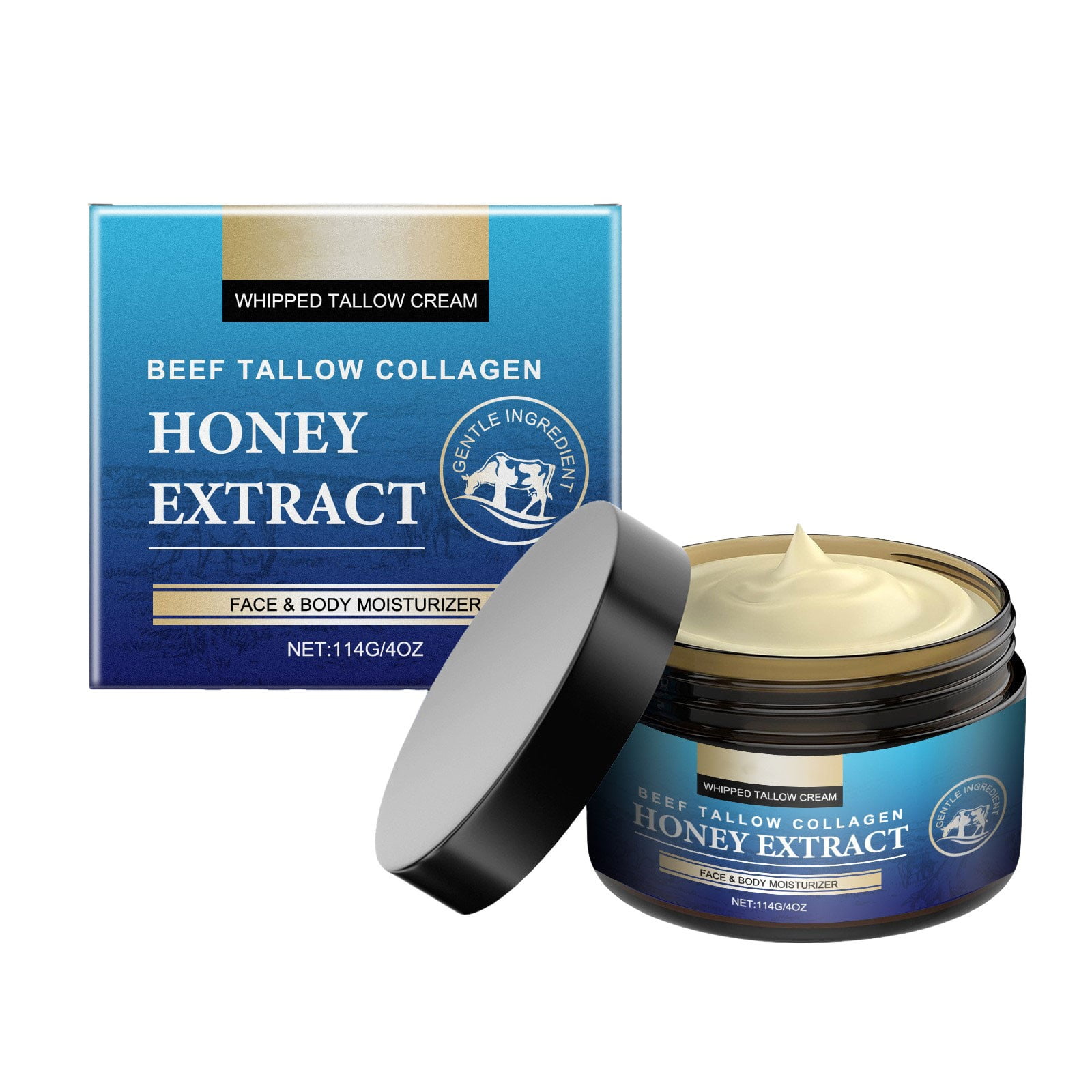 Whipped Beef Tallow Balm for Skin, 8-in-1 Organic Multi-Use Natural ...