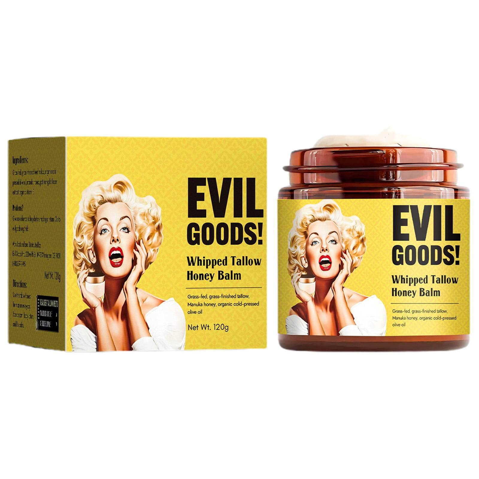 Whipped Beef Tallow and Honey Balm,Tallow Honey Balm,Tallow Face ...