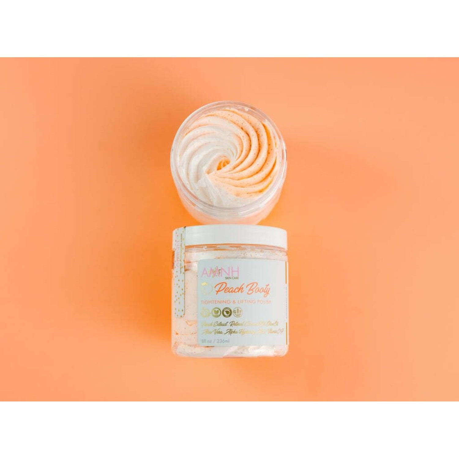 Whipped Body Soap Sugar Polish Peach Booty, 8 Fl Oz - Walmart.com