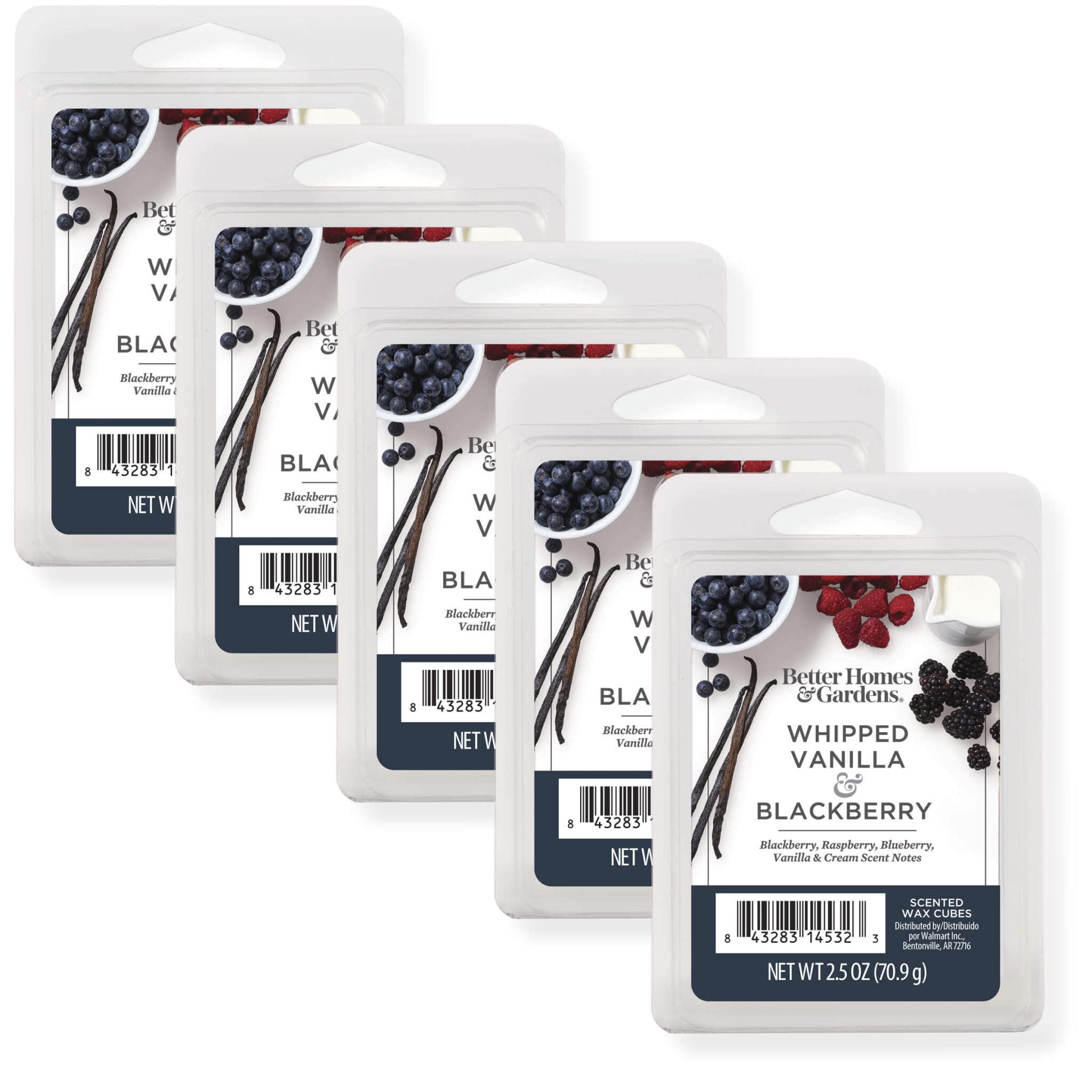Whipped Vanilla & Blackberry Scented Wax Melts, Better Homes & Gardens ...