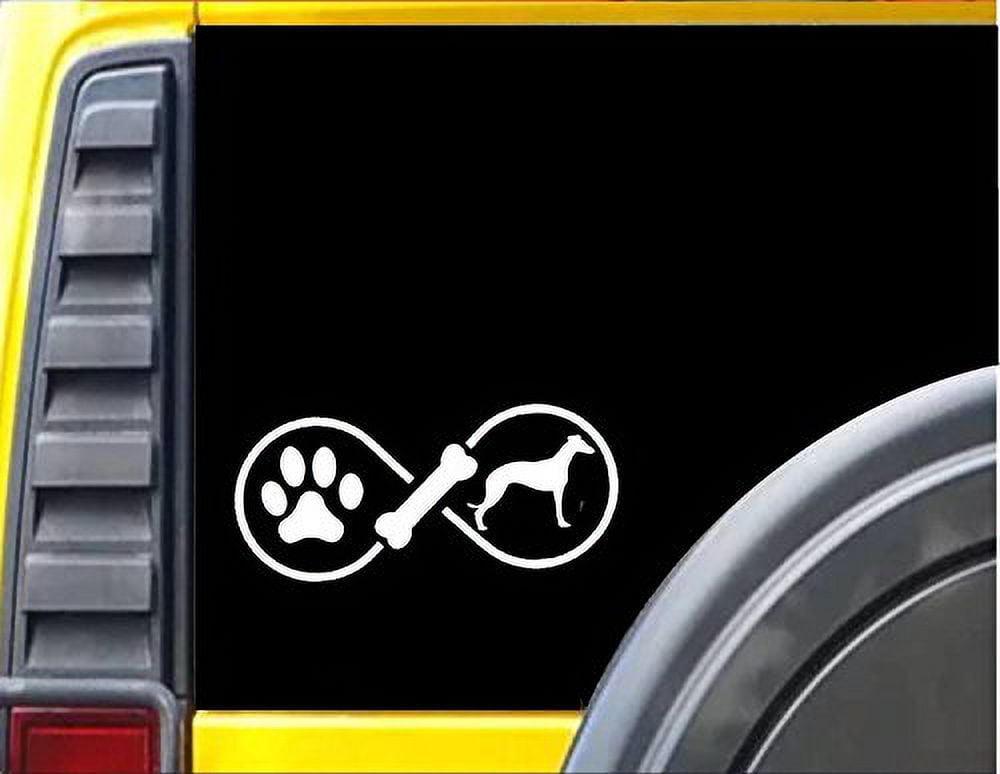 Whippet Infinity Decal 8" wide Sticker *J437* - Walmart.com