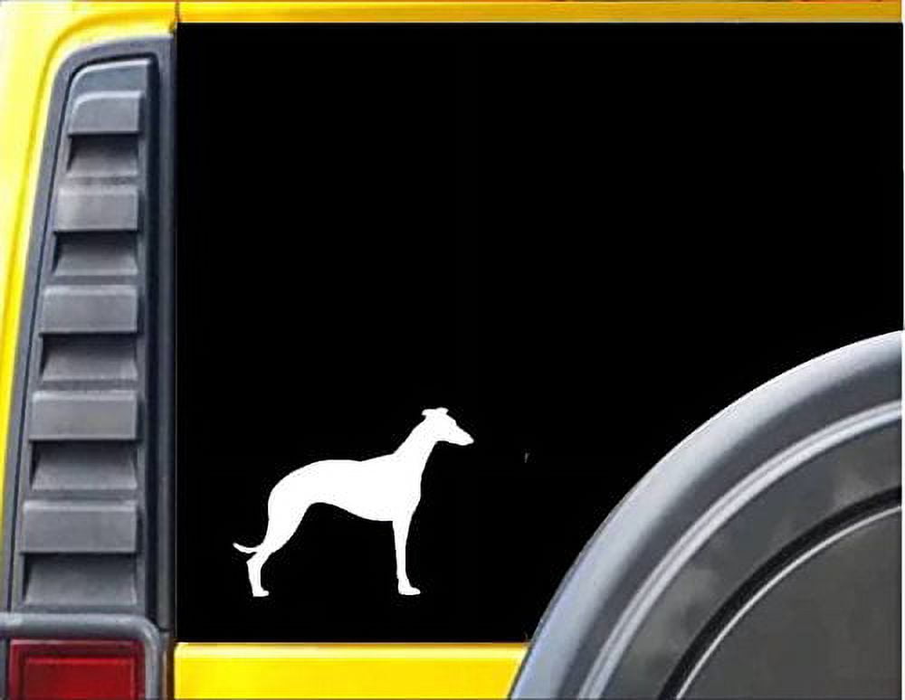 Whippet *J644* 6 inch Sticker dog decal - Walmart.com