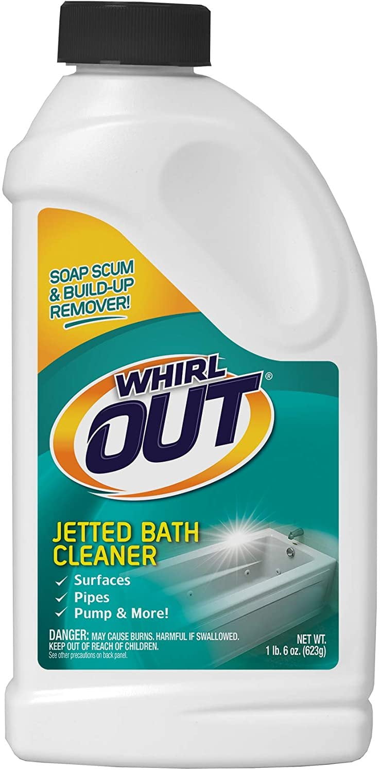 Whirl OUT Jetted Bath Cleaner, 22 Ounce, Removes Soap Scum, Residue ...