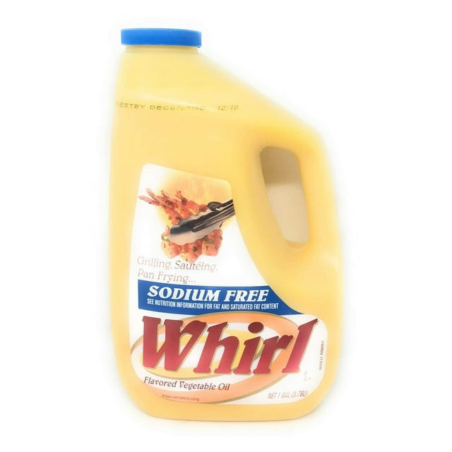 Whirl Sodium Free Butter Flavor Vegetable Oil, 1 Gallon - Walmart.com