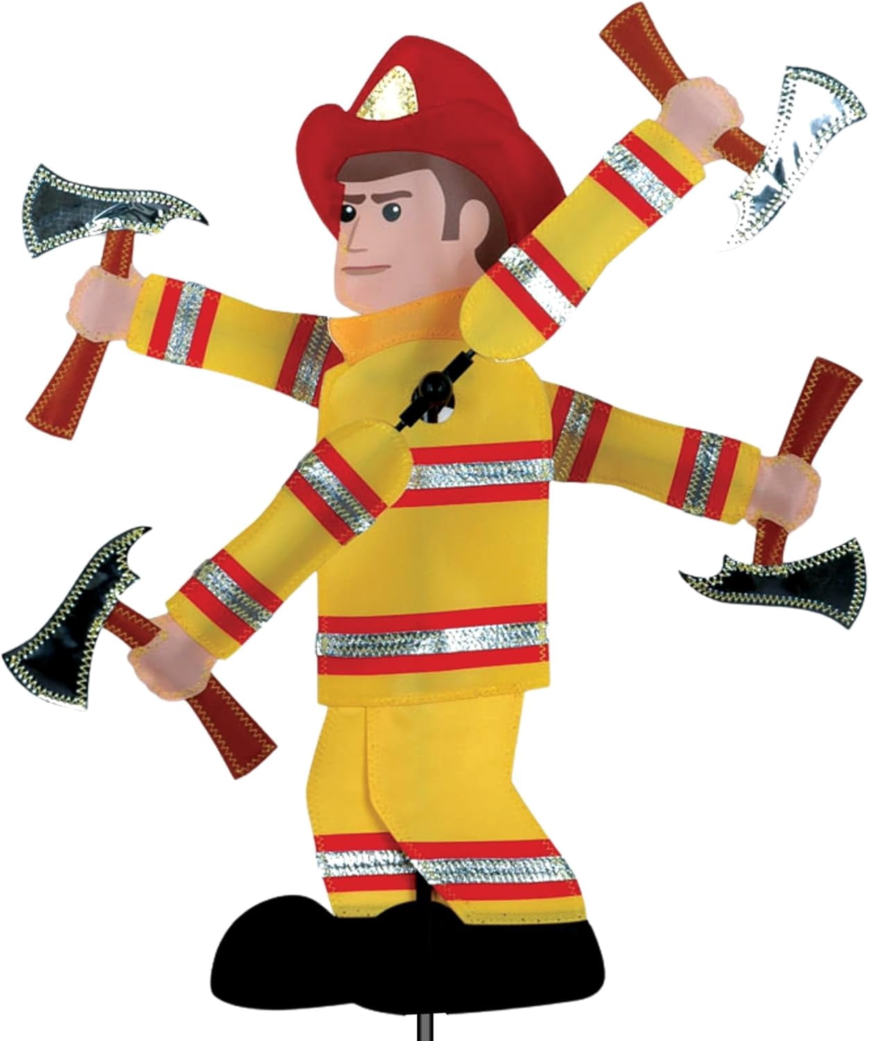 Whirligig Spinner Fireman 20" – Heroic Firefighter-Themed Design ...