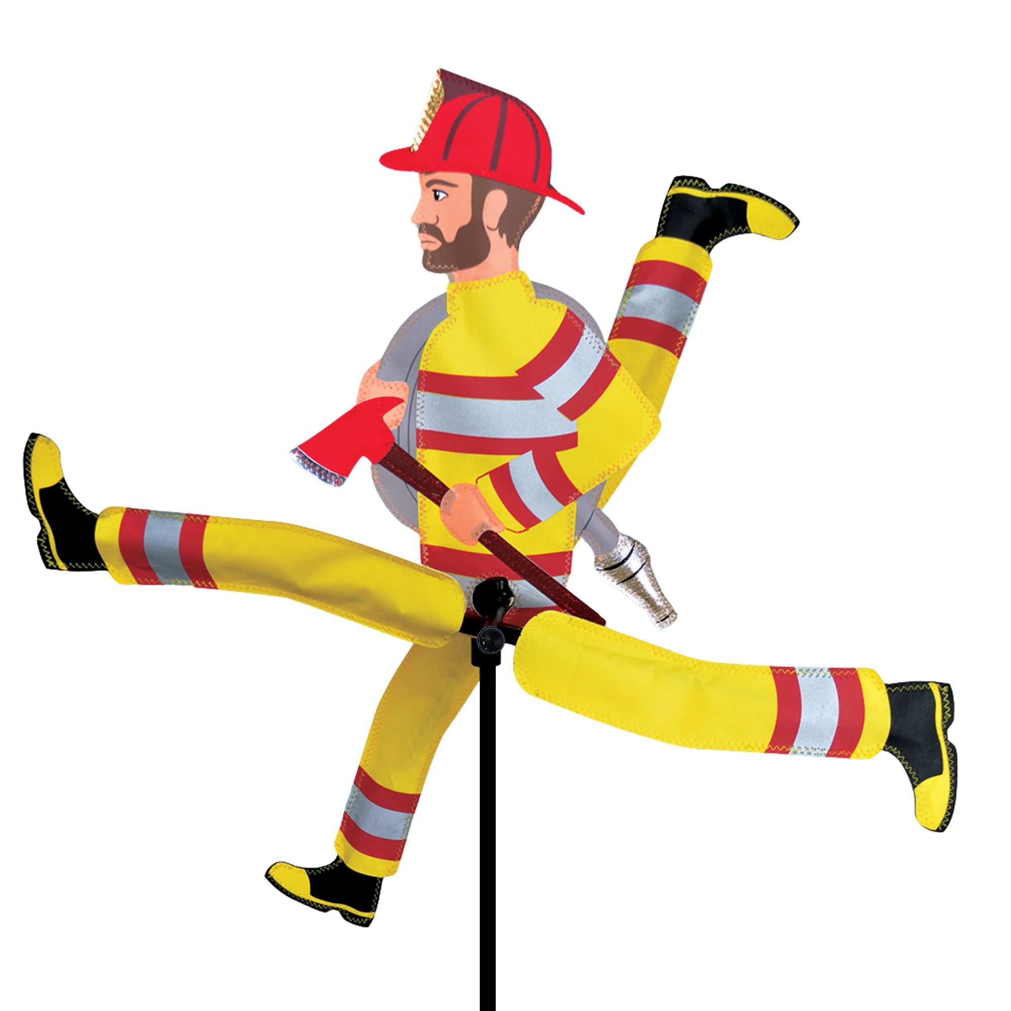 Whirligig Spinner Running Fireman 23" – Heroic Firefighter-Themed ...