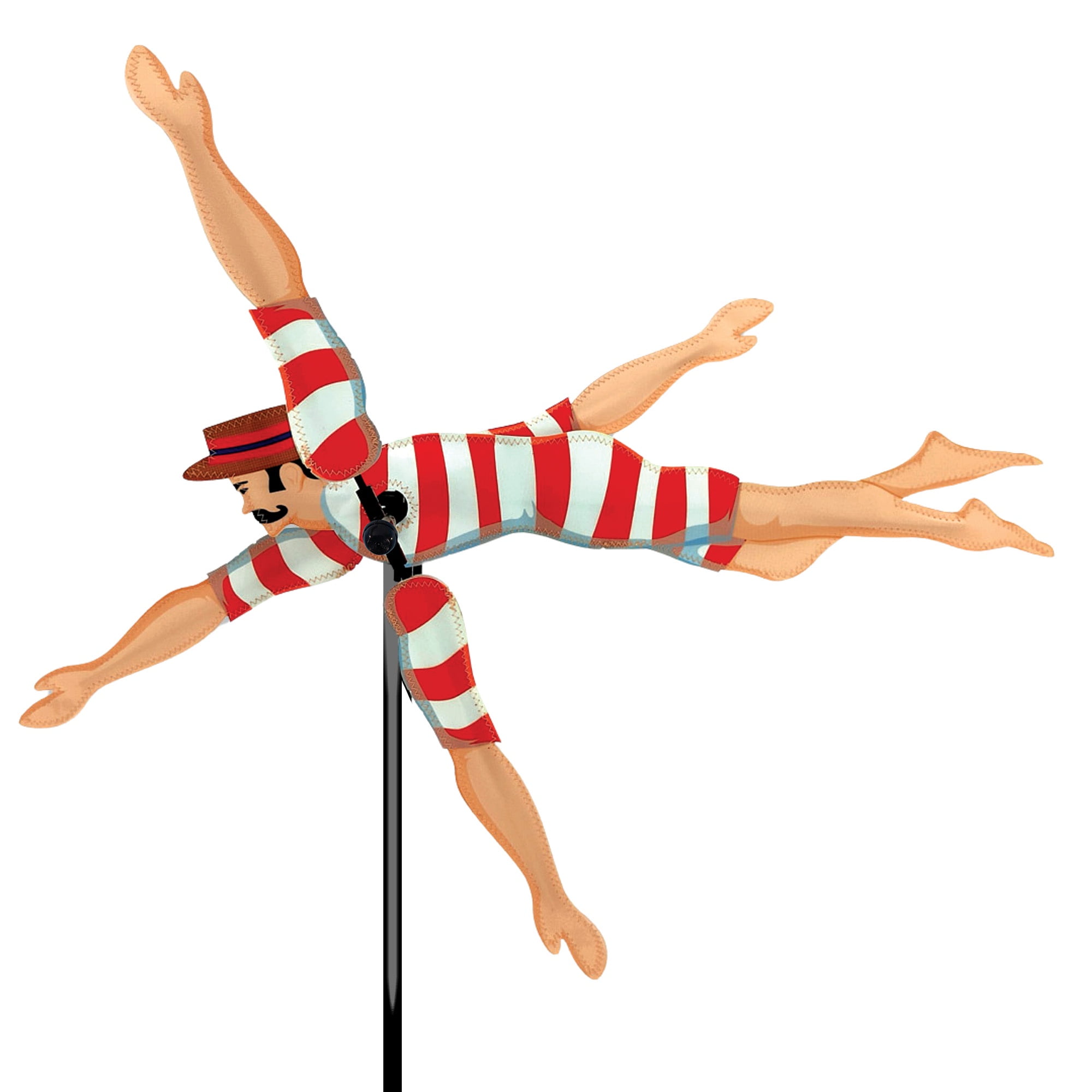 Whirligig Spinner Victorian Swimmer 20" – Nostalgic Swim-Themed Design ...