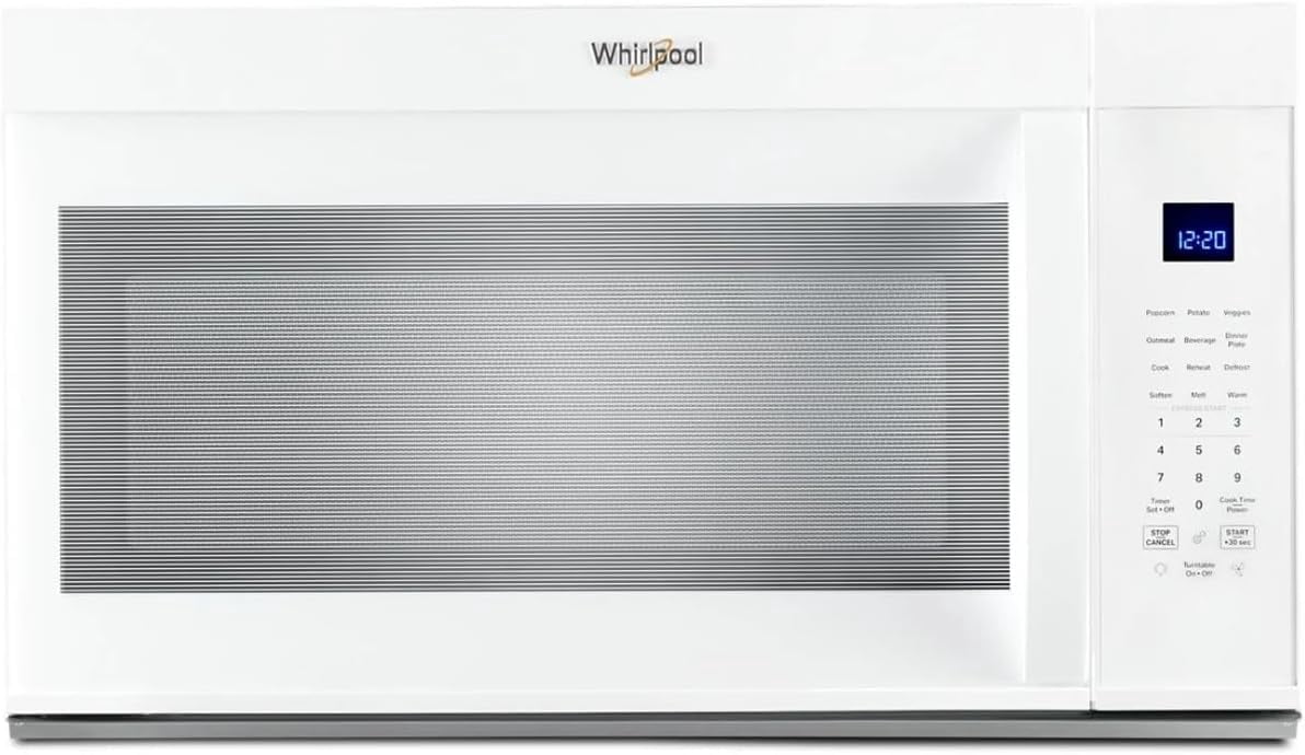 Whirlpool 30" Over-the-Range Microwave in White with Sensor Cooking ...
