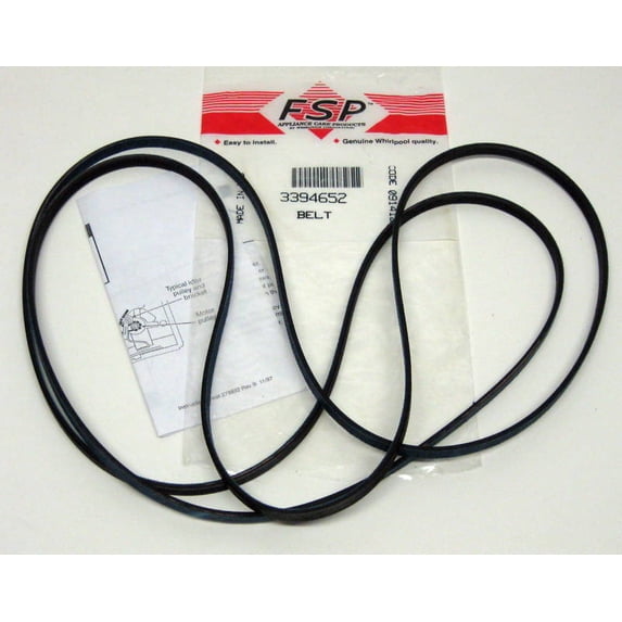 WP3394652 Dryer Drum Belt Whirlpool AP2946614 PS345337 - Walmart.com