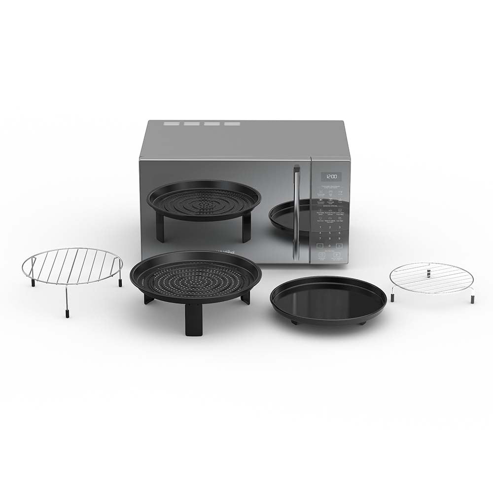 Whirlpool Brand Microwave with Air Fry Silver with Steam Clean Function ...