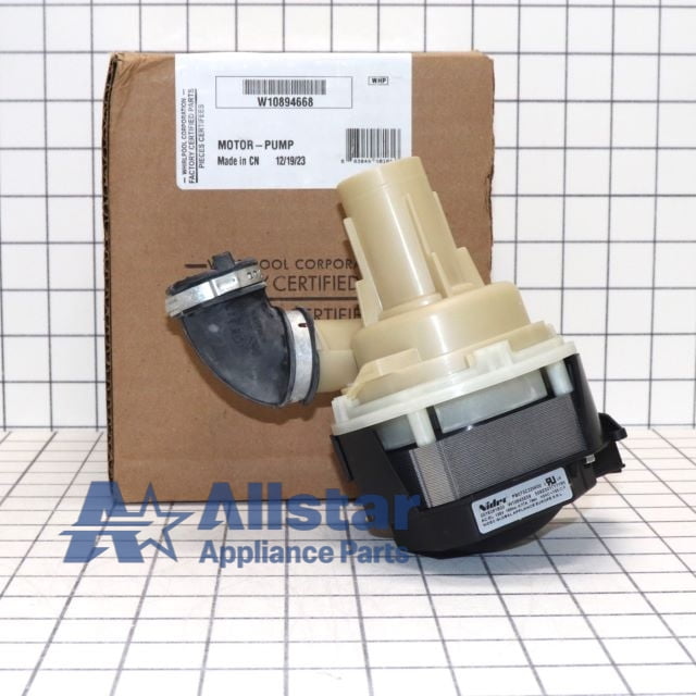 Whirlpool Dishwasher Circulation Pump W10894668 - Walmart.com