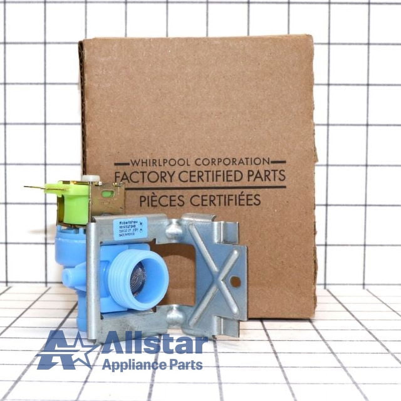 Whirlpool Dishwasher Water Inlet Valve W10844024 - Walmart.com