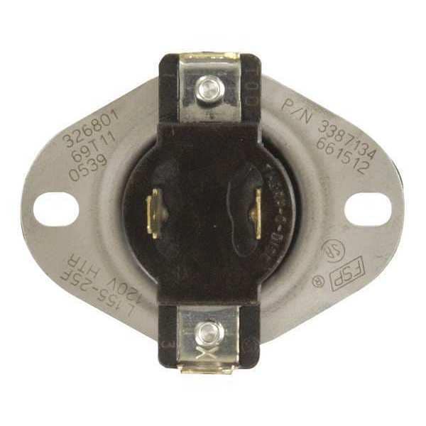 Whirlpool Dryer Cycle Thermostat WP3387134 - Walmart.com