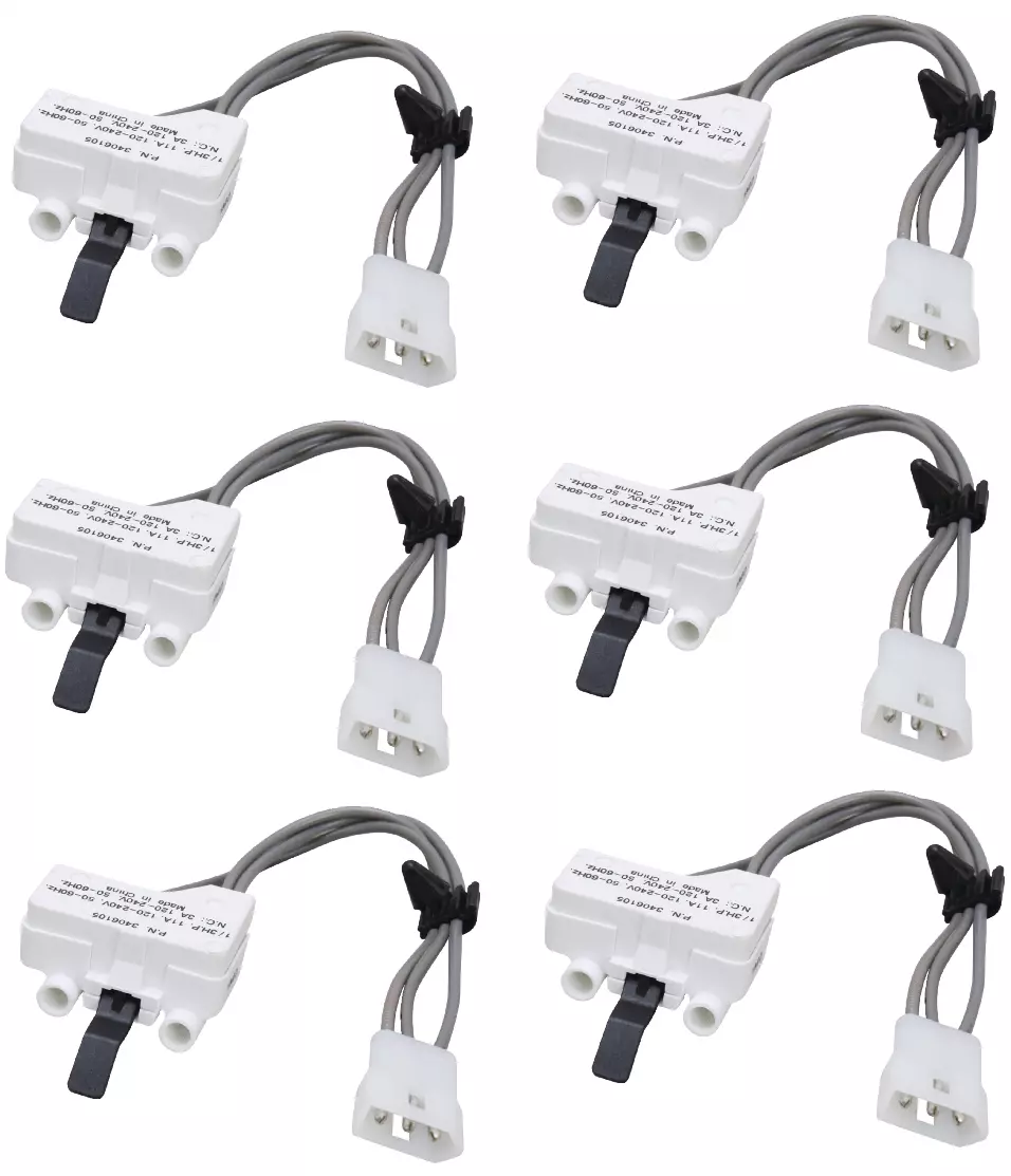 Whirlpool Dryer Door Switch Assembly 3406105 fits 3405104 528947 ...