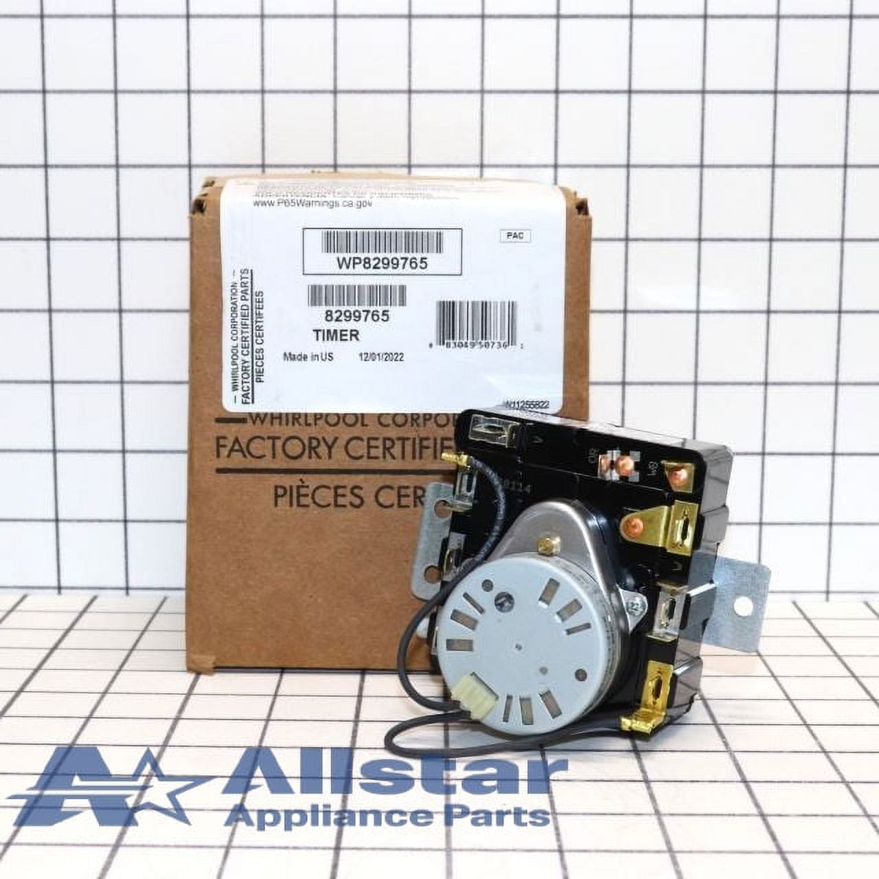 Whirlpool Dryer Timer WP8299765 - Walmart.com