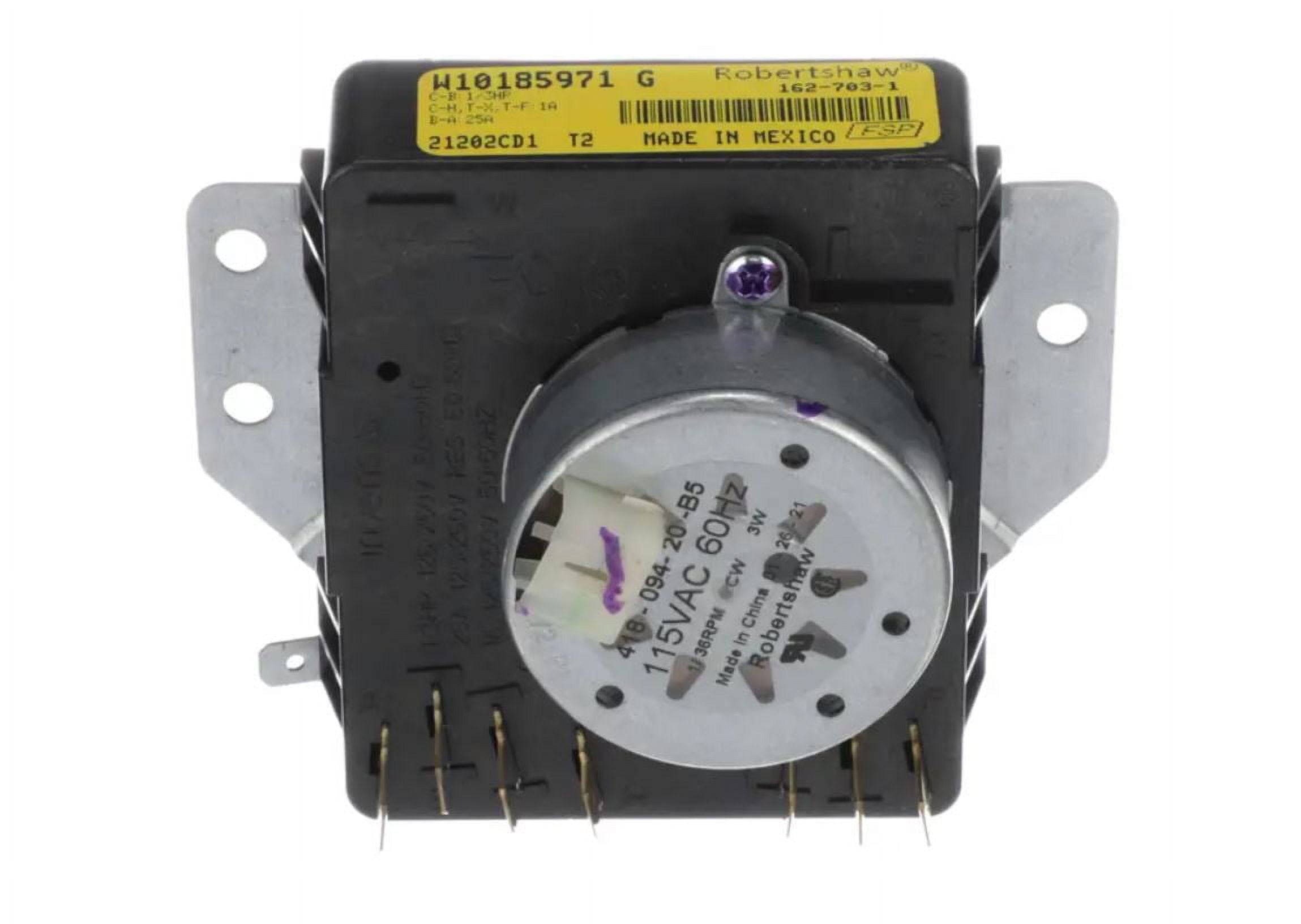 Whirlpool Dryer Timer WPW10185971 - Walmart.com