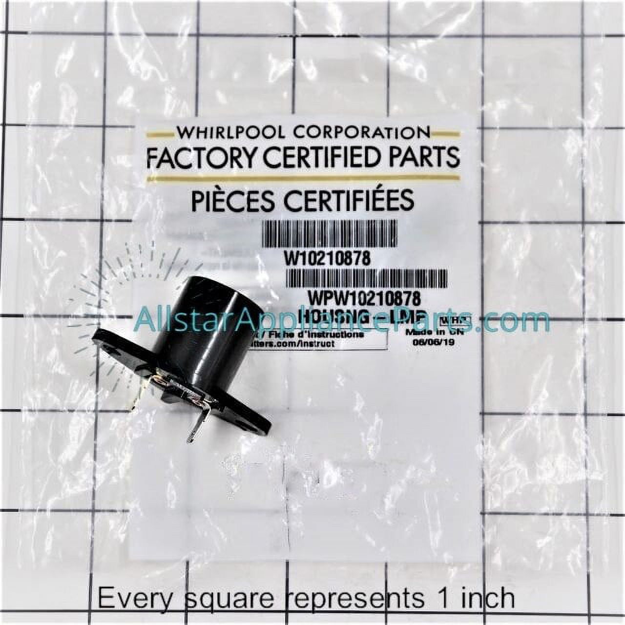 Whirlpool Microwave Light Socket WPW10210878 - Walmart.com