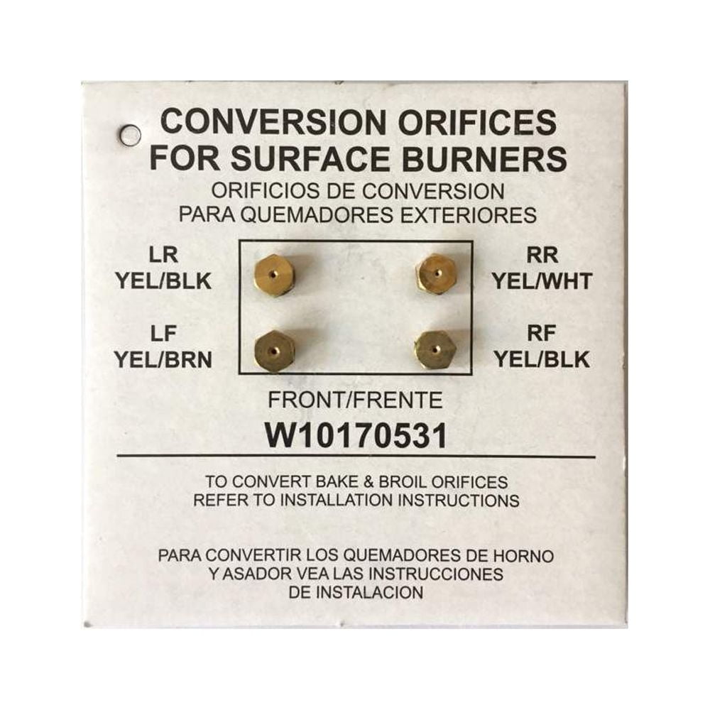 Whirlpool Orifice Spud (Kit Of 4) Part # WPW10170531 - Walmart.com