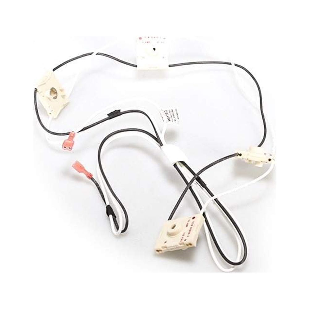 Whirlpool Range Cooktop Wire Harness w/Spark Switch Part # WP74010630 ...