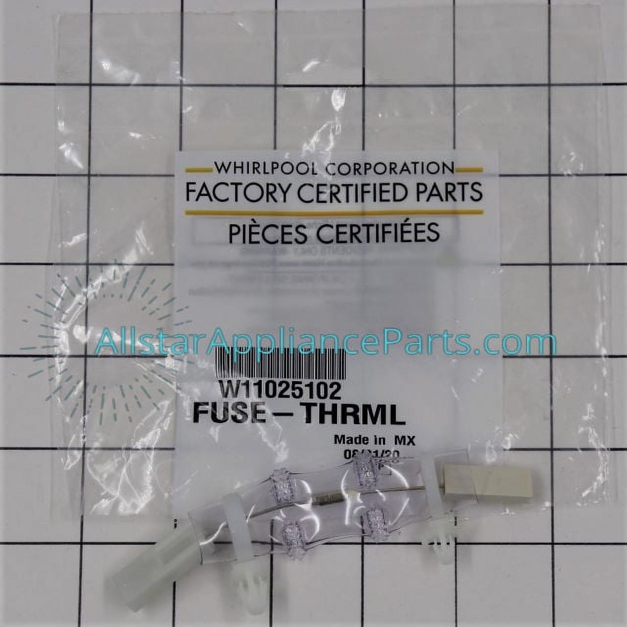 Whirlpool Range/Stove/Oven Thermal Fuse W11025102 - Walmart.com