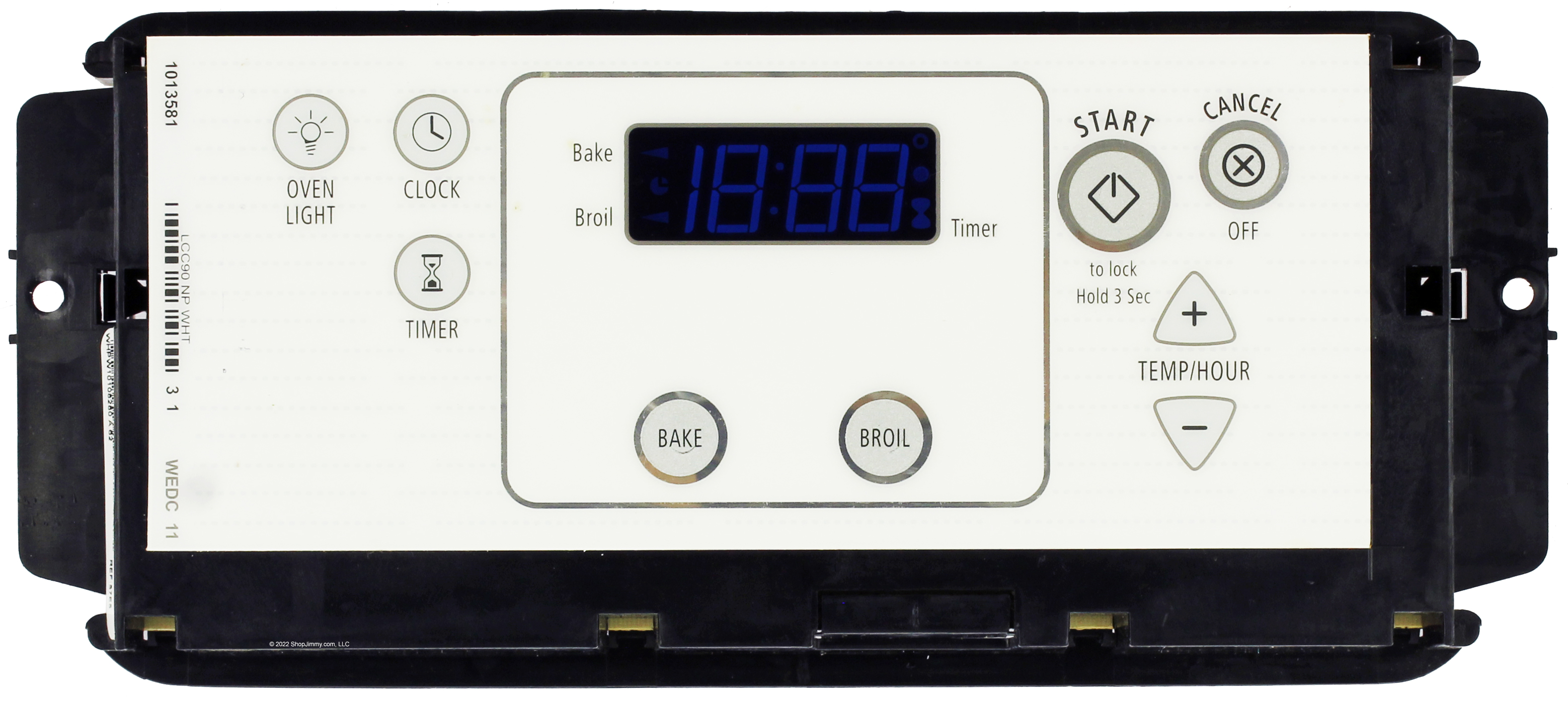 Whirlpool Range W10108280 WpW10108280 Control Board W/ White Overlay ...