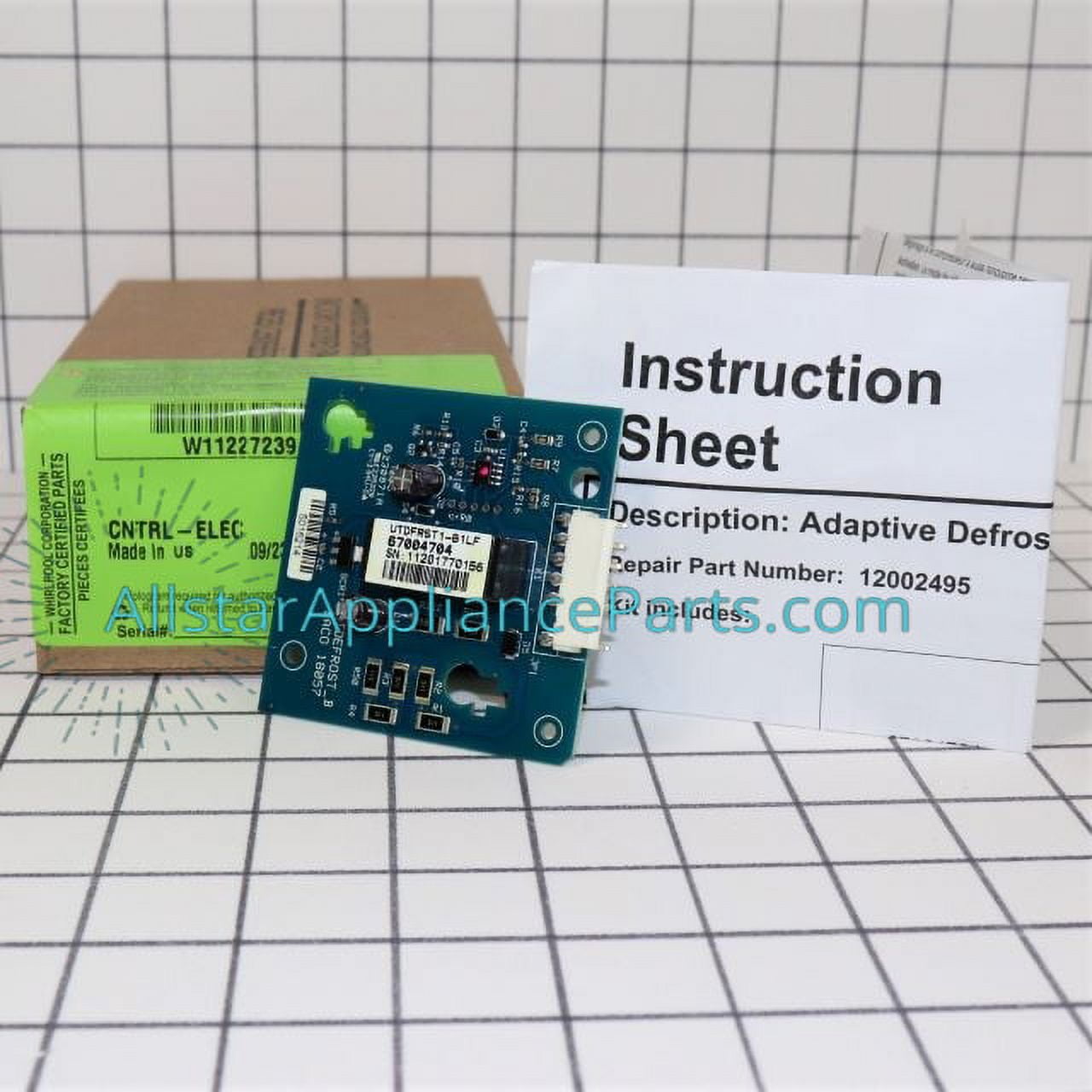 Whirlpool Refrigerator Adaptive Defrost Control Board W11227239 ...