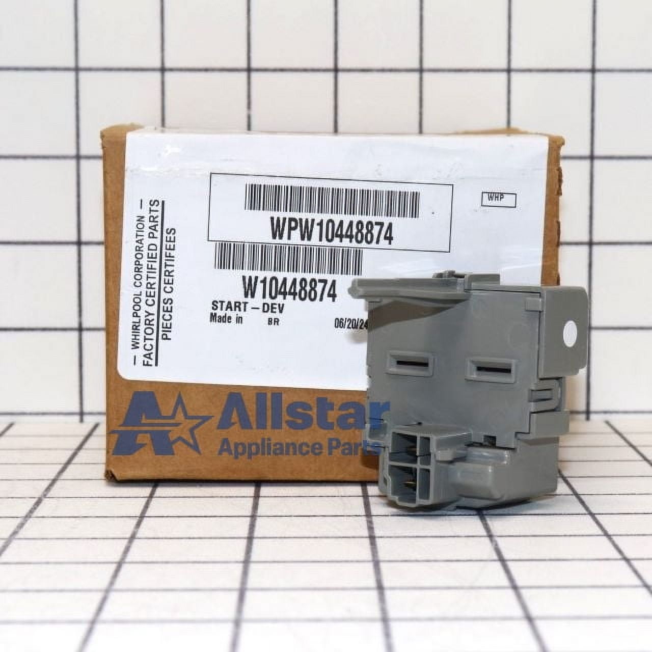 Whirlpool Refrigerator Compressor Start Device WPW10448874 - Walmart.com