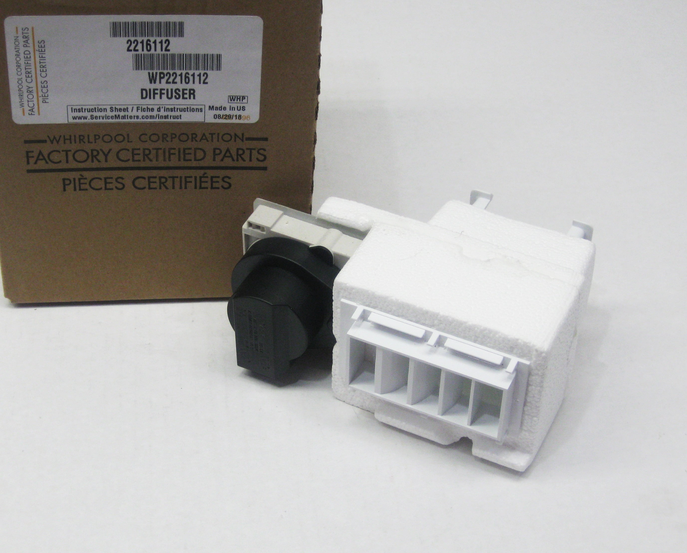 Whirlpool Refrigerator Damper Control Assembly WP2216112 - Walmart.com
