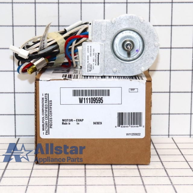 Whirlpool Refrigerator Evaporator Fan Motor W11109595 - Walmart.com