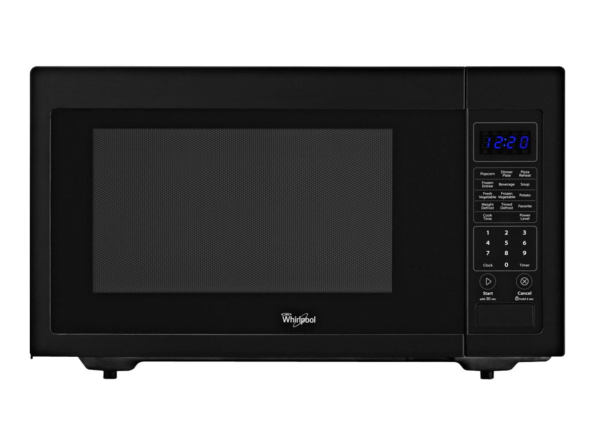 Whirlpool Sensor Microwave Oven, Countertop, 1.6 Cu. Ft., Black ...