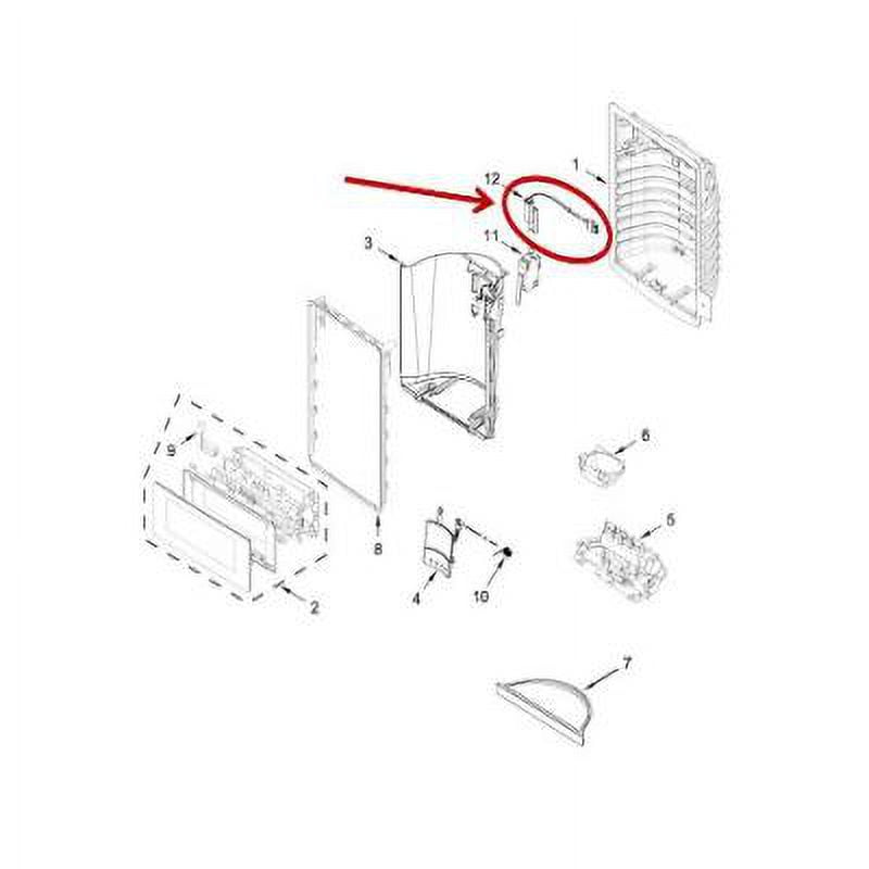 Whirlpool W11238426 Wz Harns Wire - OEM Part - Walmart.com