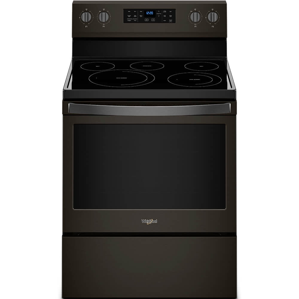 Whirlpool WFE550S0HV 5.3 Cu. Ft. Black Stainless 5 Burner Electric ...