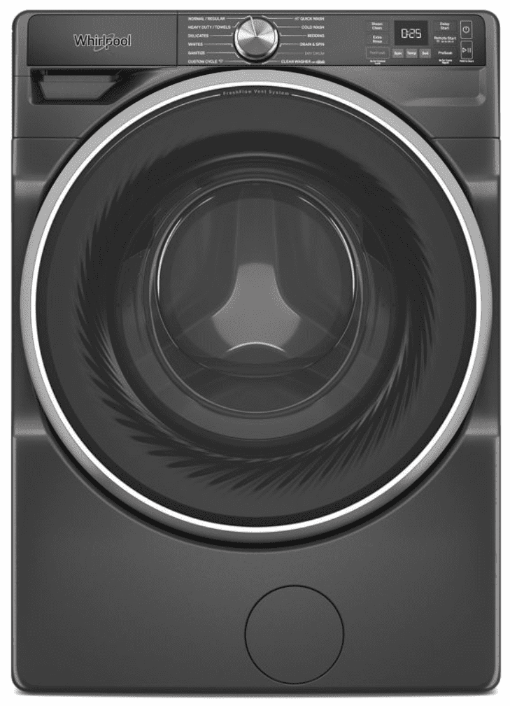 Whirlpool WFW6720RU 27-Inch 5.0 cu. ft. Smart Front Load Washer, White ...