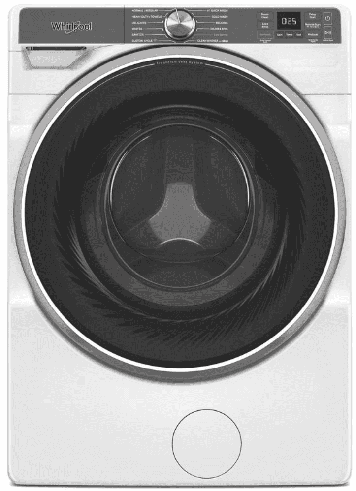 Whirlpool WFW6720RW 5.0 cu. ft. Smart Front Load Washer in White ...