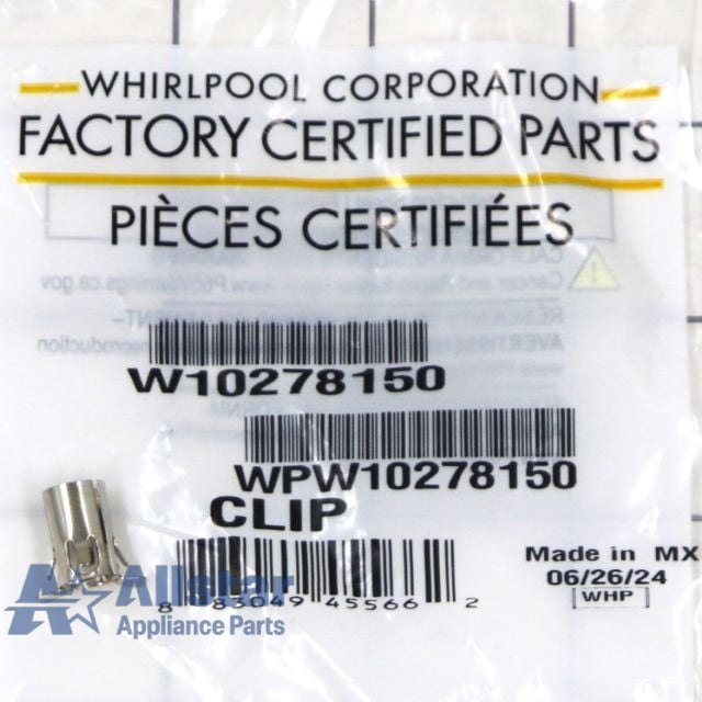 Whirlpool WPW10278150 Gas Range Surface Burner Igniter Clip - Walmart.com