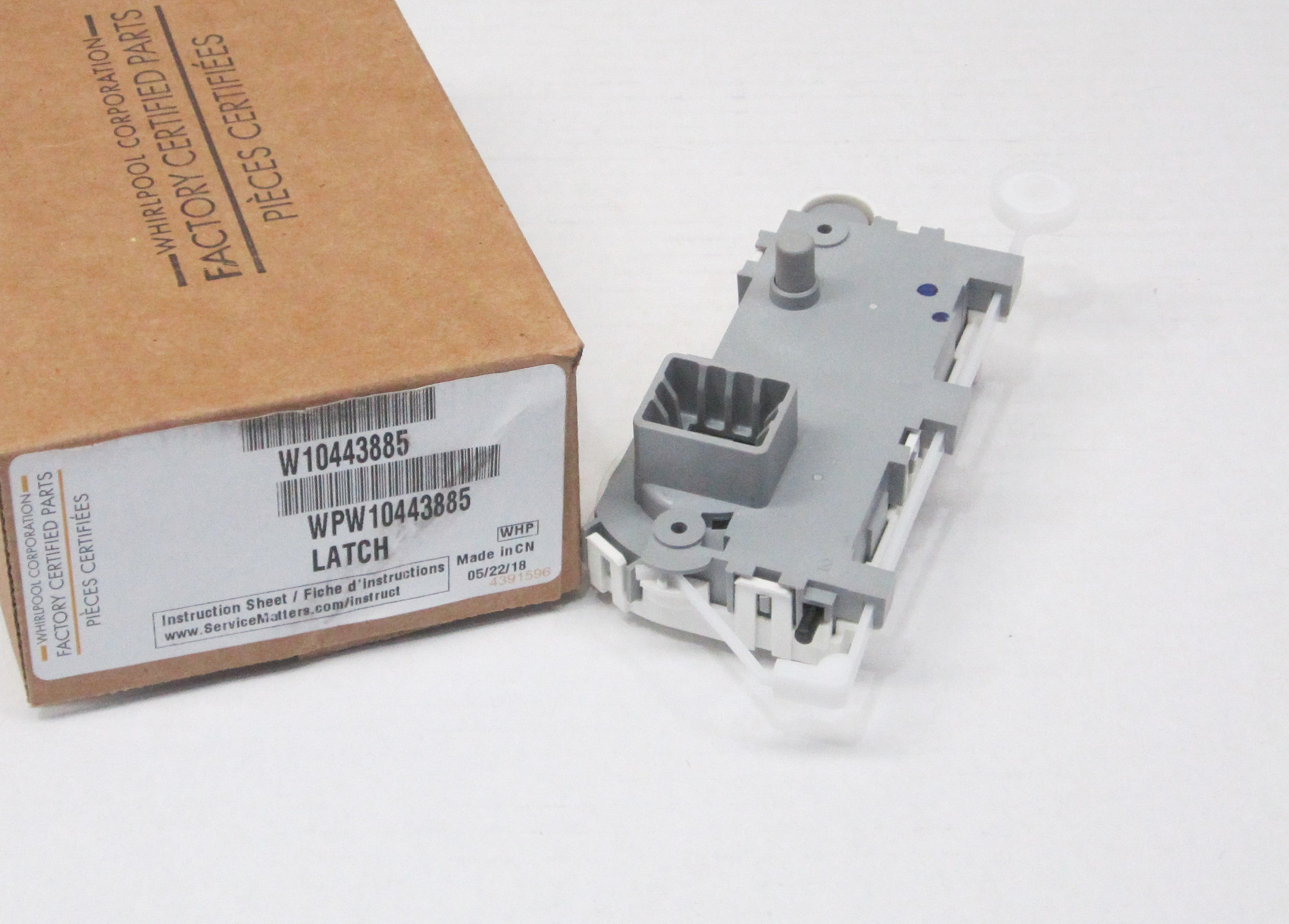 Whirlpool WPW10443885 Washing Machine Door Latch Lock W10443885 ...