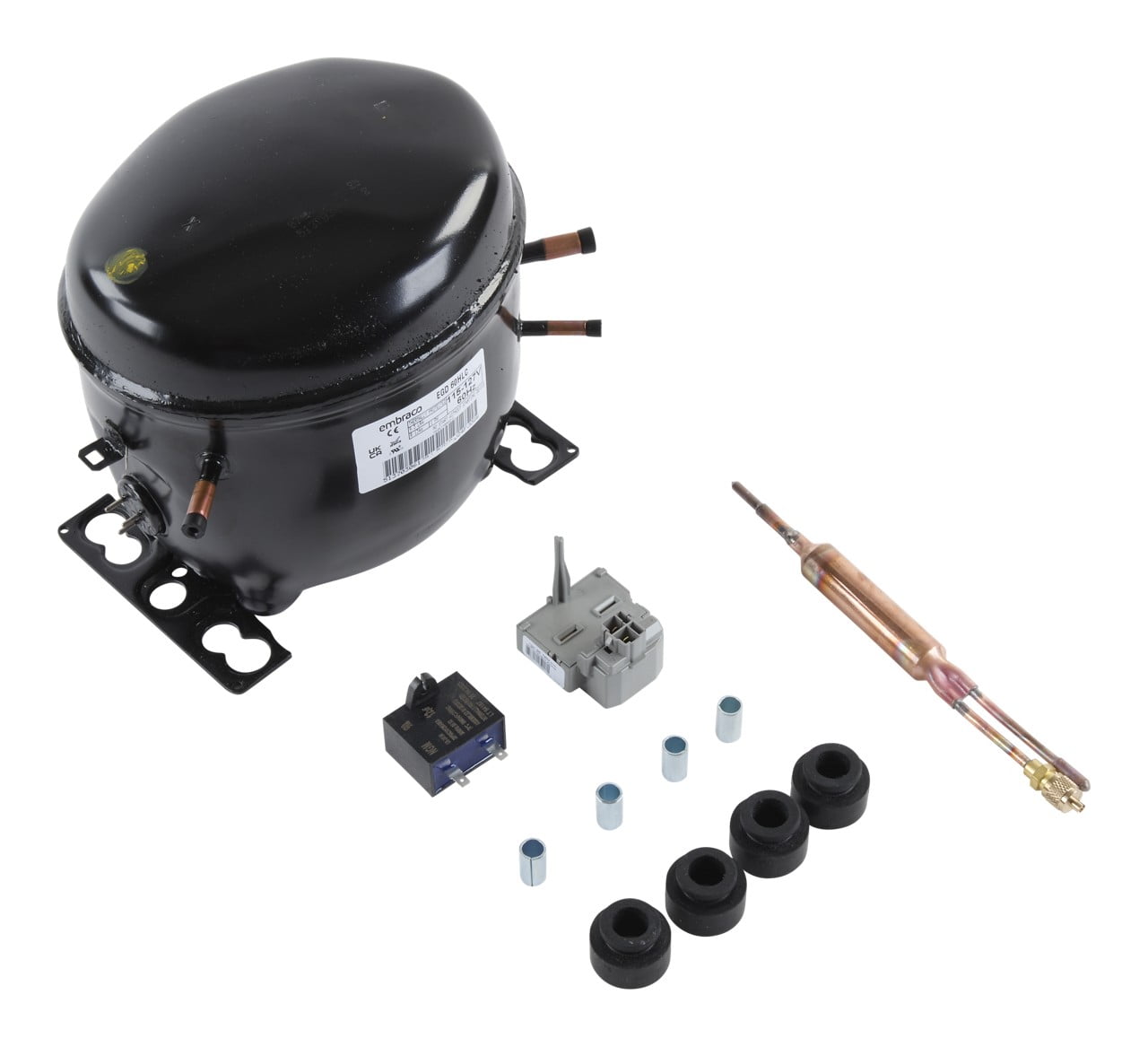 Whirlpool WPW10466675 Genuine OEM Refrigerator Compressor Replacement ...