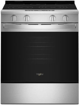 Whirlpool WSES5030SZ 30-Inch Slide-In Electric Smart Range with Air ...