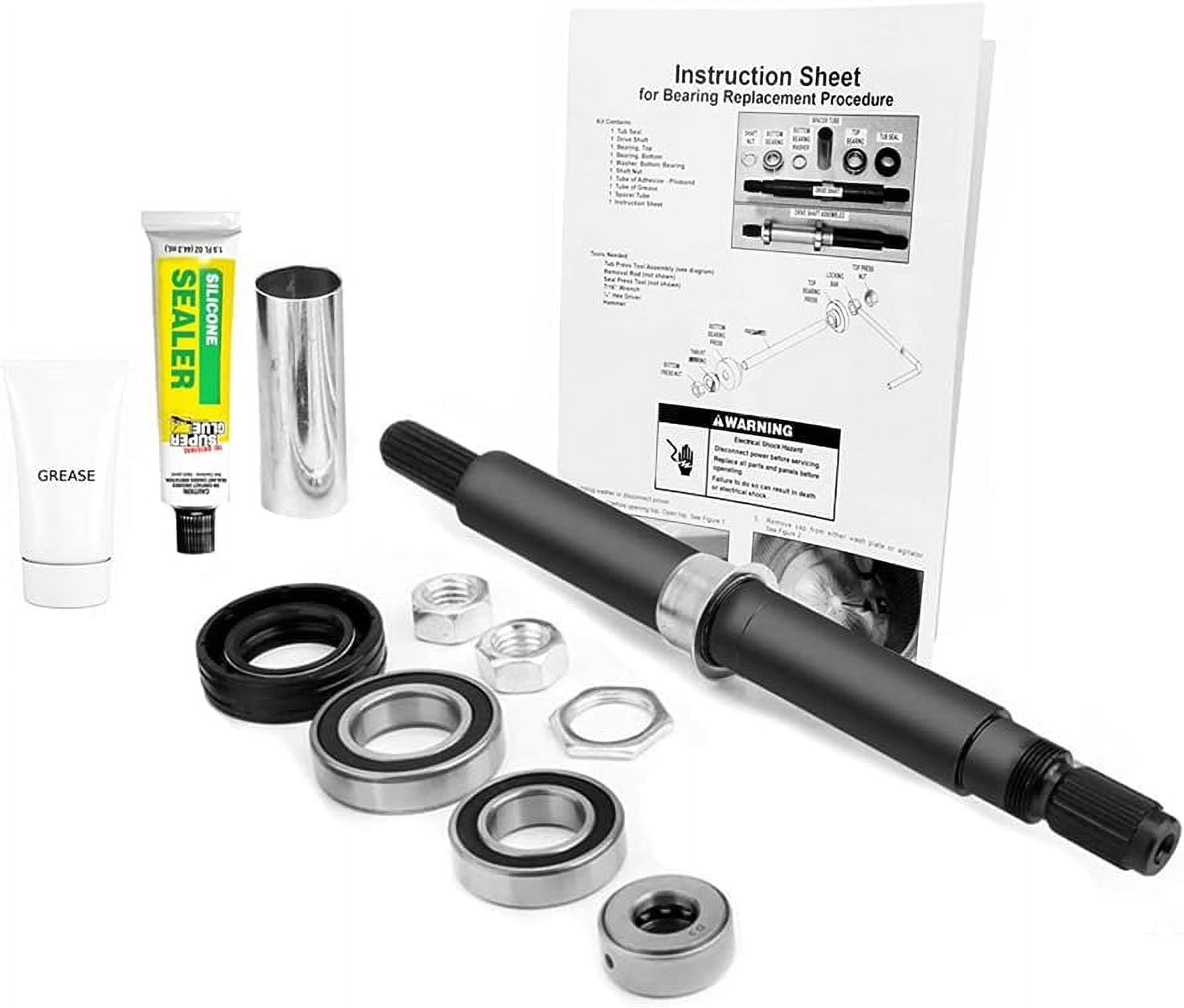 Whirlpool Washer Tub Bearing and Drive Shaft Kit W10435302 - Walmart.com