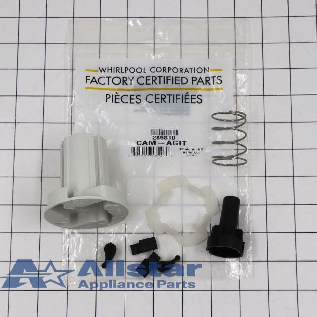 Whirlpool Washing Machine Agitator Repair Kit 285810 - Walmart.com