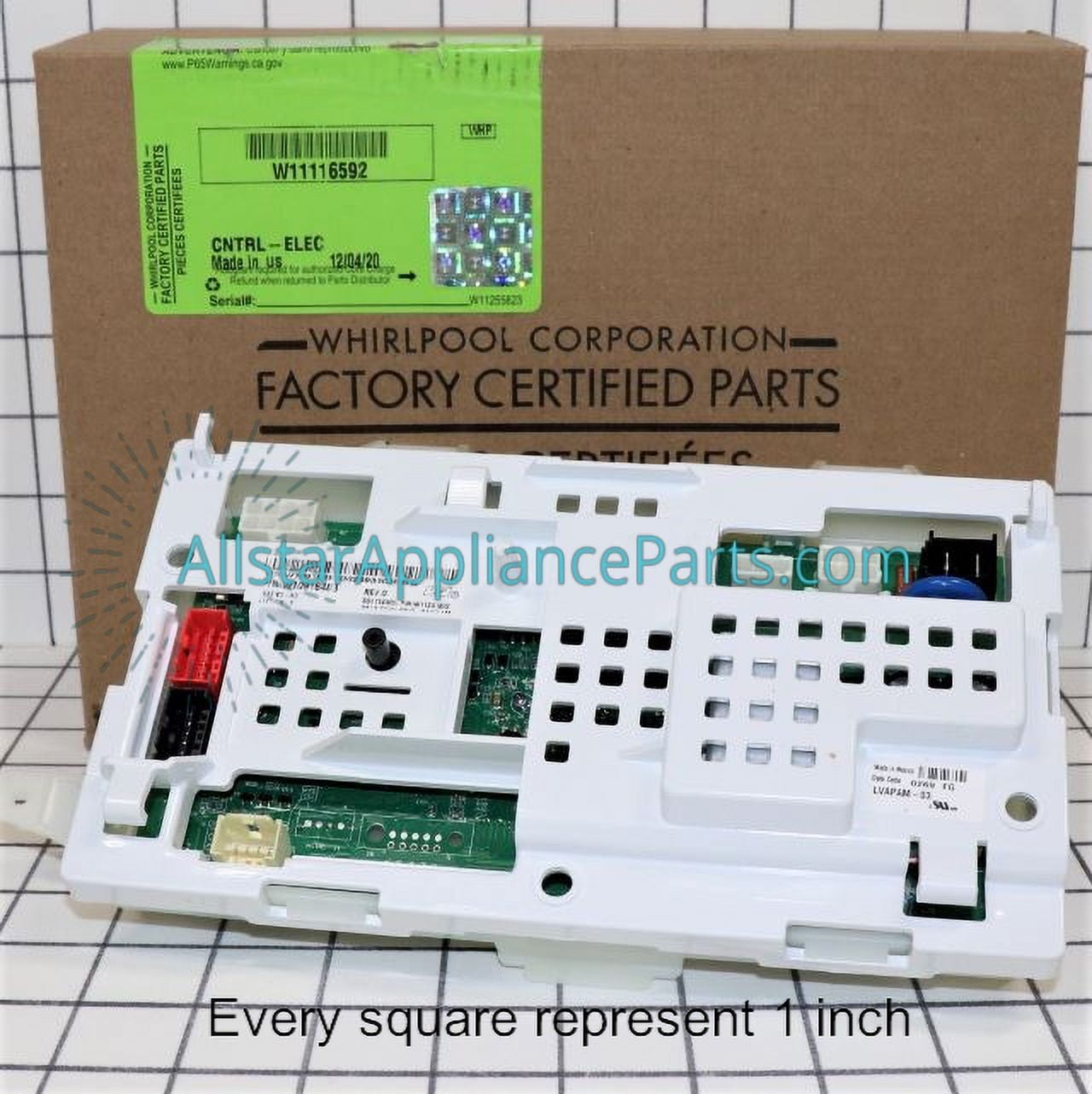 Whirlpool Washing Machine Control Board W11116592 - Walmart.com