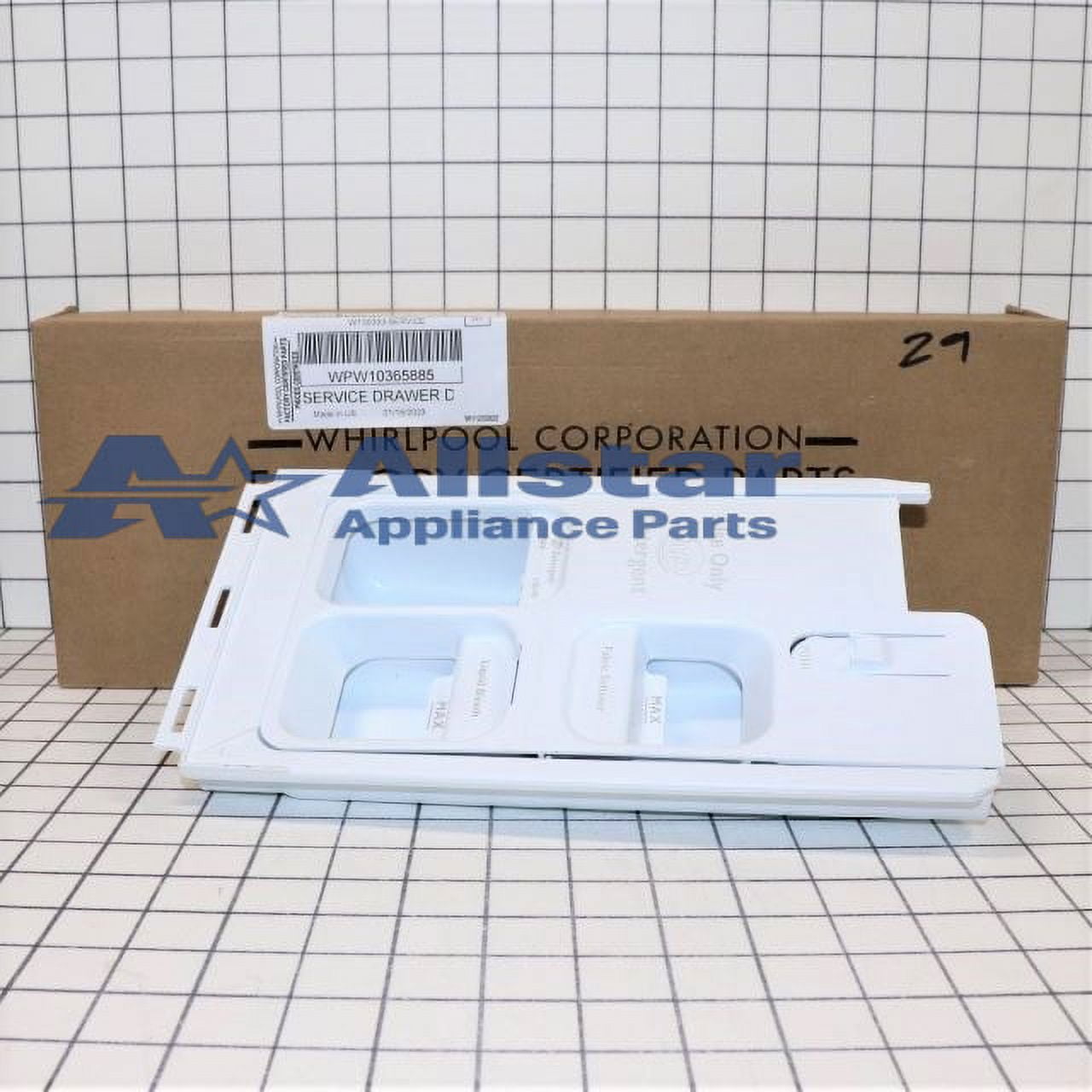 Whirlpool Washing Machine Dispenser Drawer WPW10365885 - Walmart.com