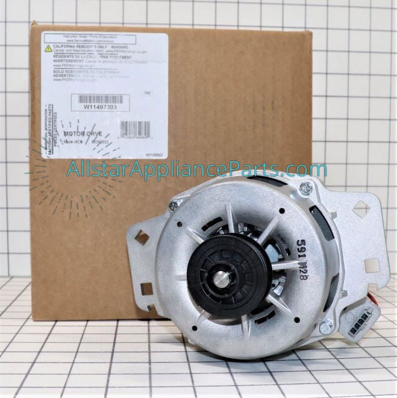 Whirlpool Washing Machine Drive Motor W11497303 - Walmart.com
