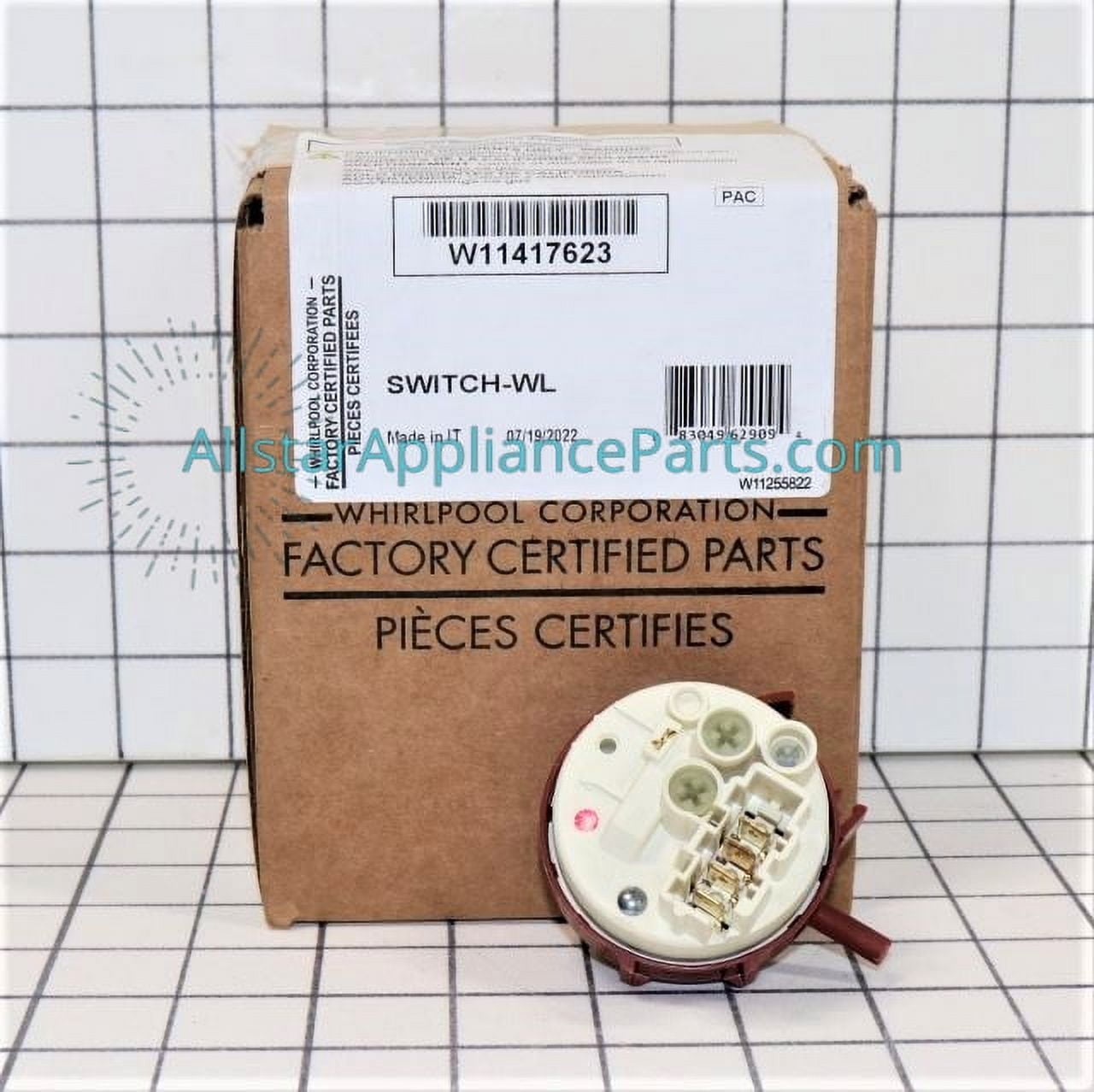 Whirlpool WPLW11417623 Washer Digital Pressure Switch - Walmart.com